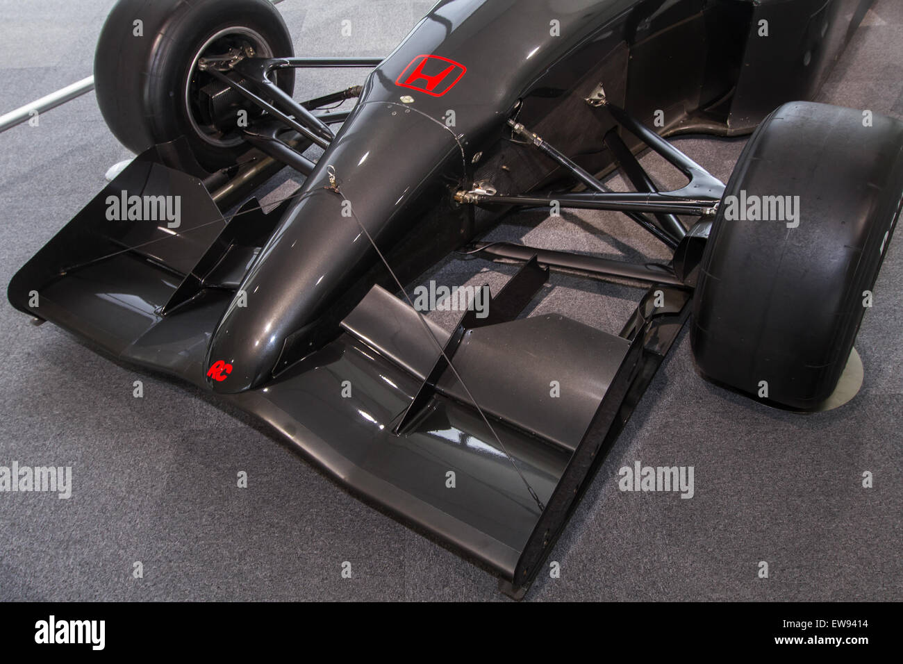The front nose of the Honda RC-F1 1.5X, displayed at the Honda ...