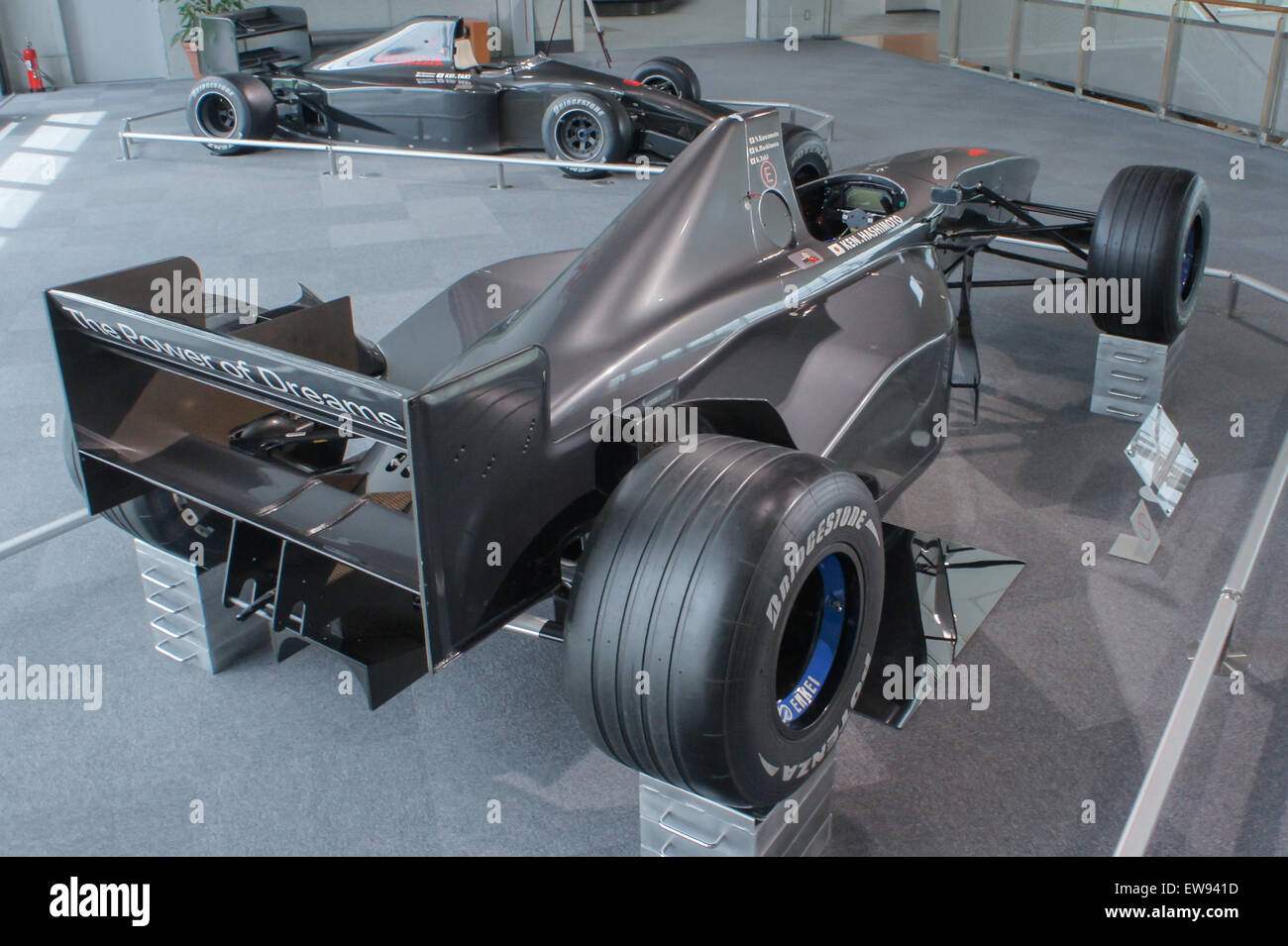 The Honda RC-F1 2.0X, displayed at the Honda Collection Hall, a rare ...