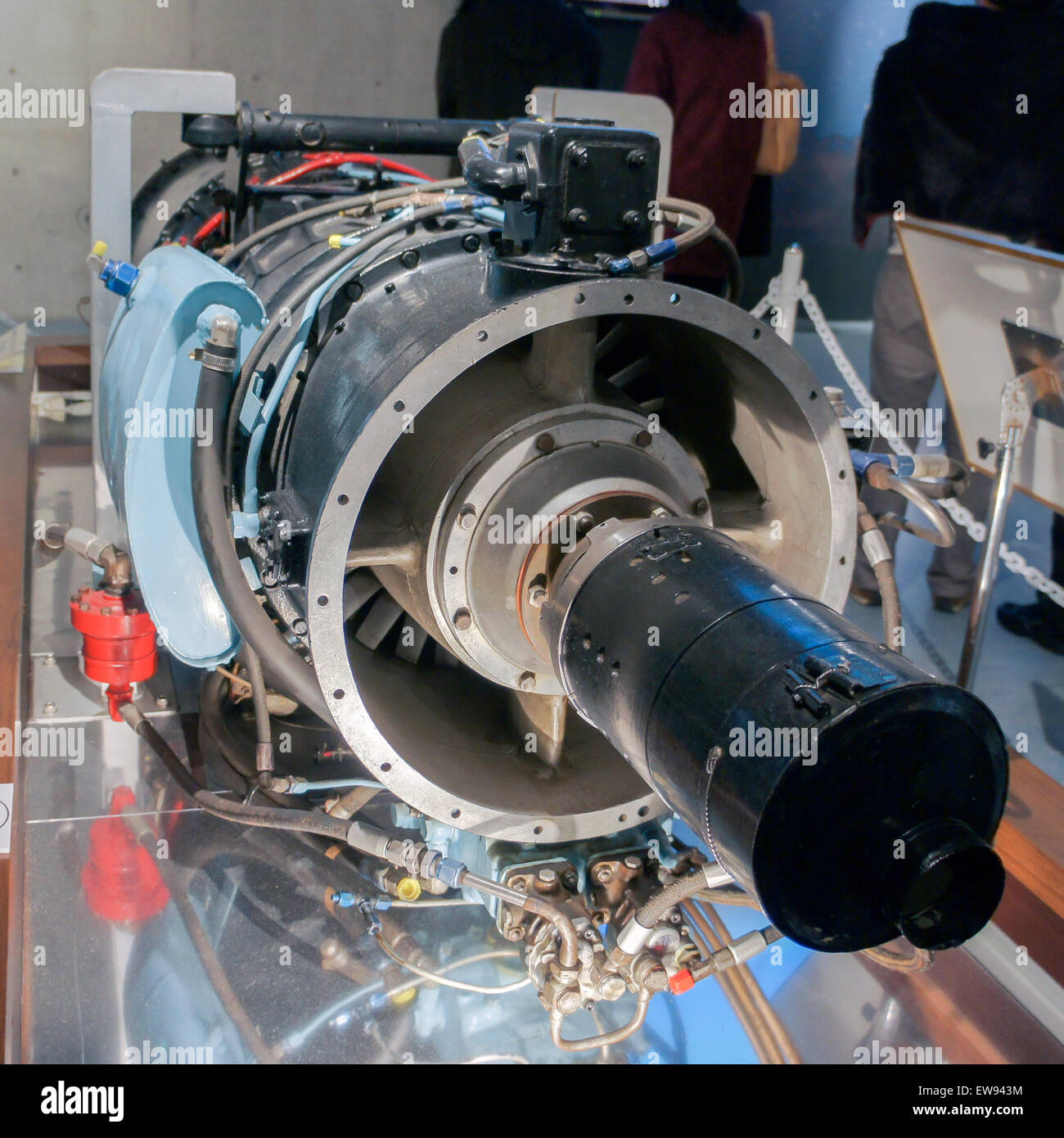 The rear view of the Ishikawajima Ne-20, displayed at The Sky and Space ...