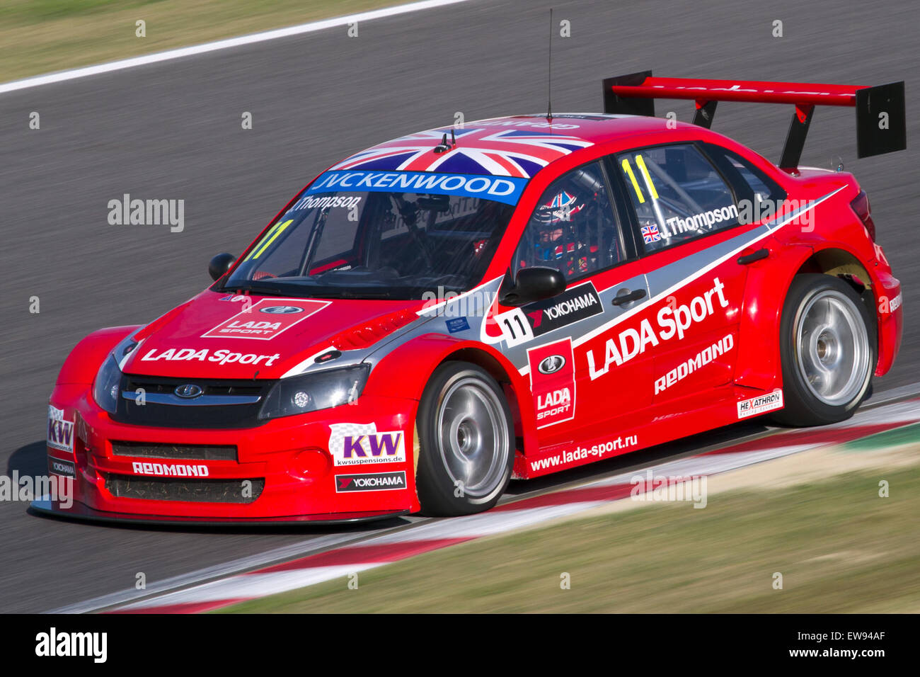 James Thompson competing in Race 1 of the 2014 World Touring Car ...