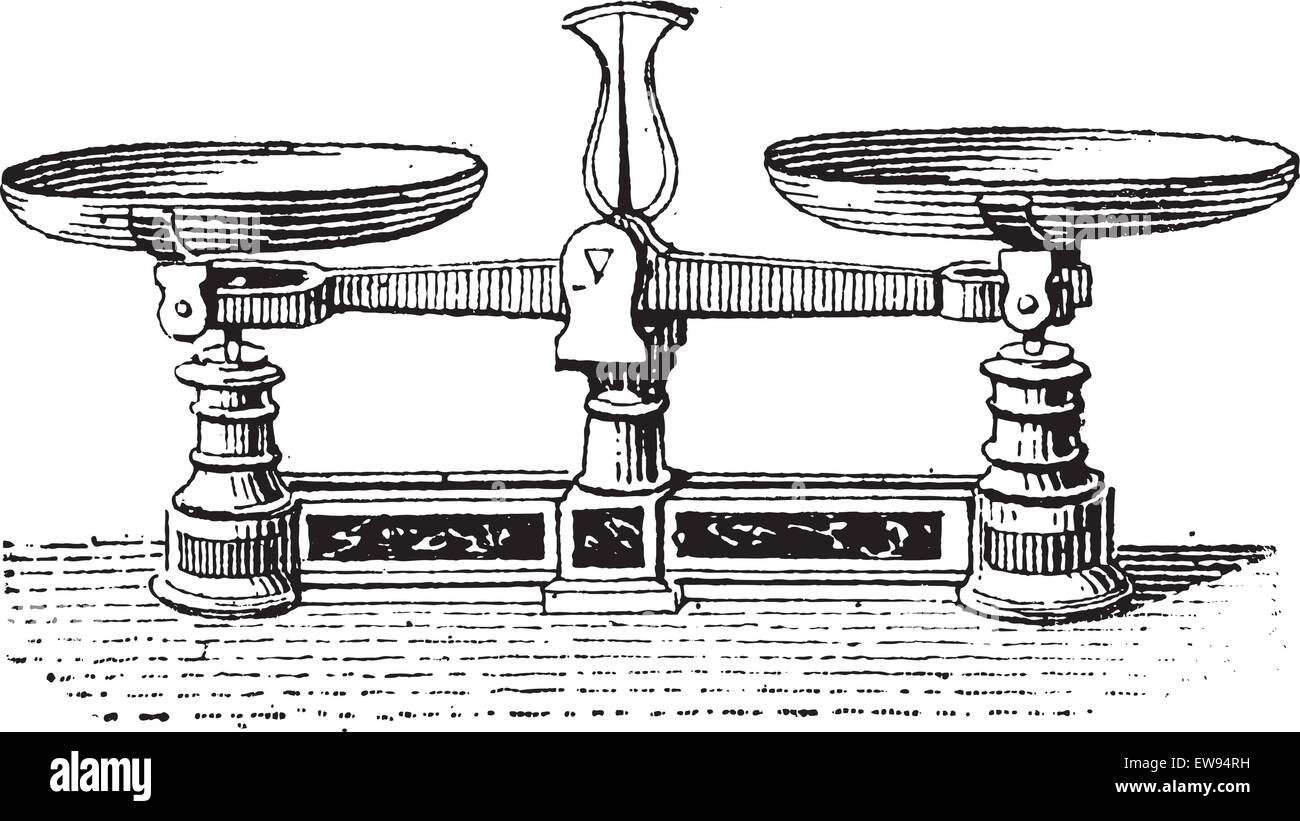 Balance beam measurement Stock Vector Images - Alamy