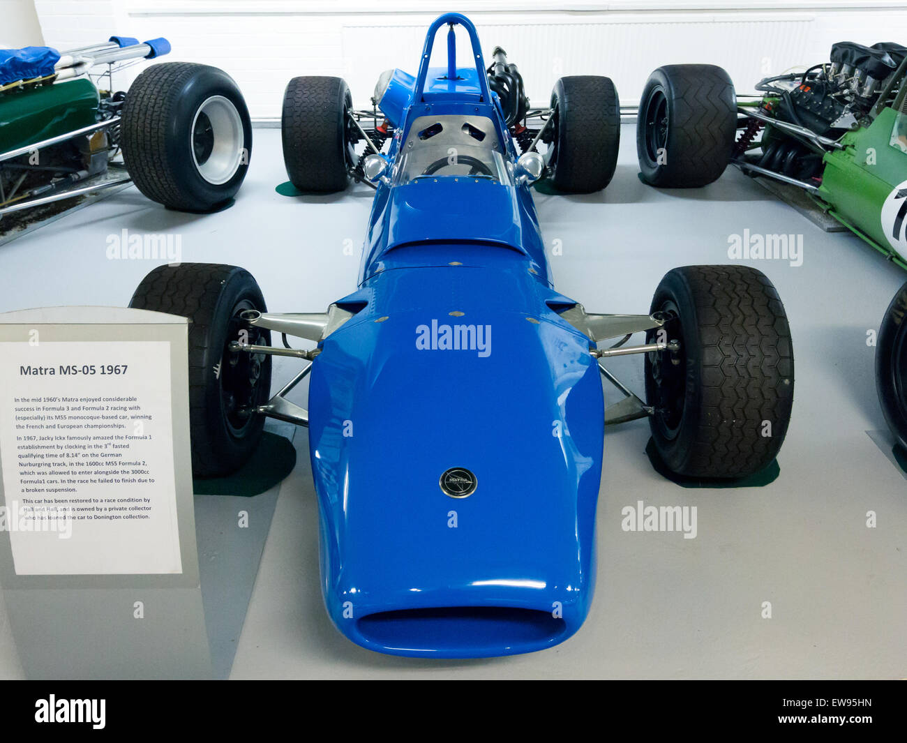 The Matra MS5, on display at the Donington Grand Prix Collection ...