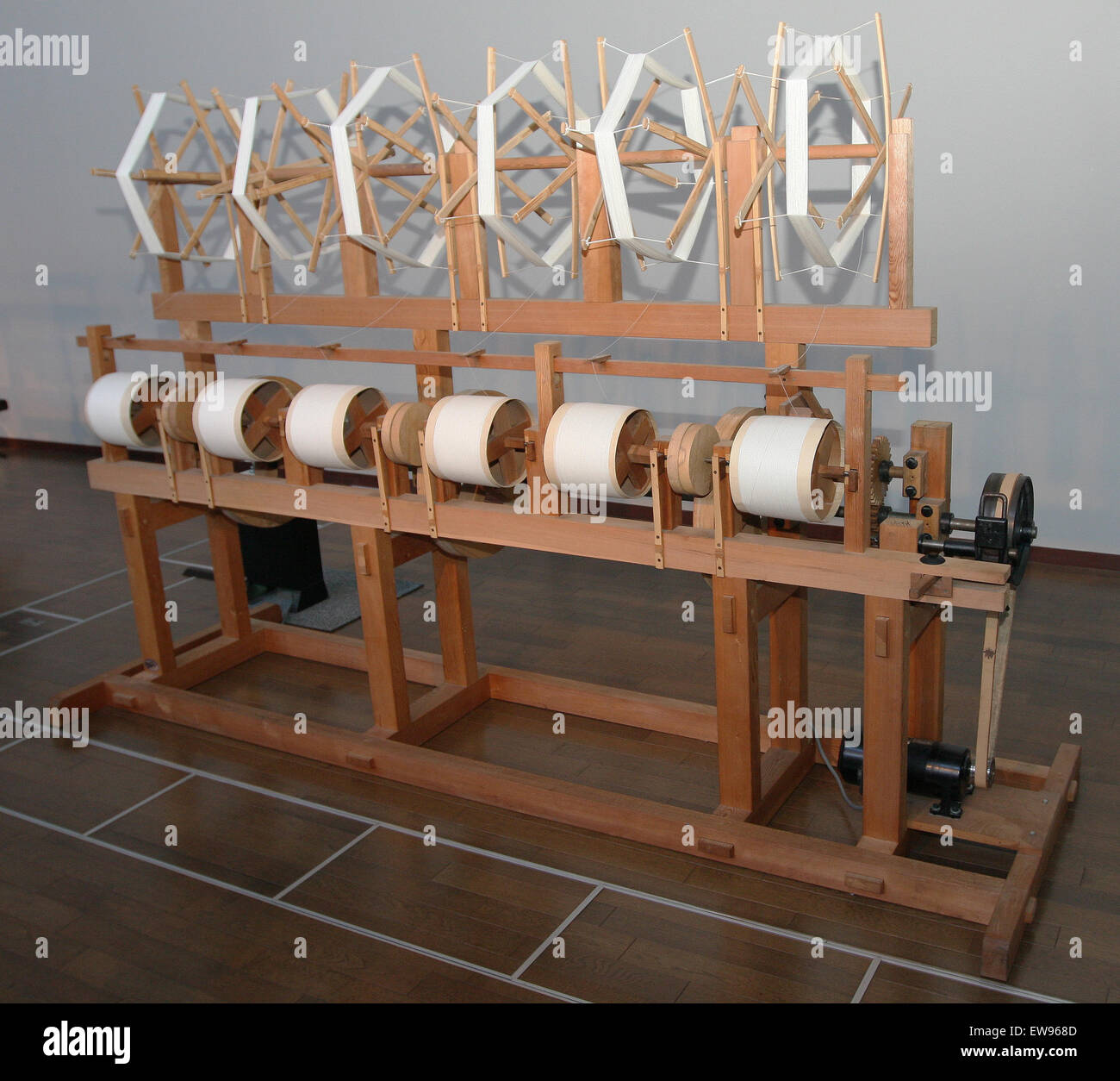 The replica of the 1894 Toyoda-Type Winding Machine represents a key ...