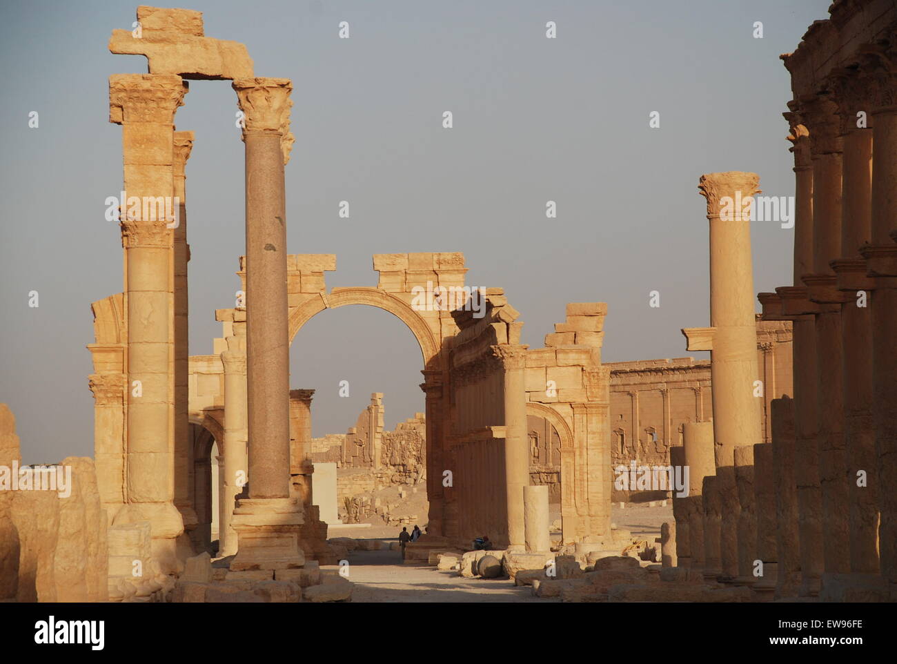 Damascus, Syria. 17th June, 2008. The ruins of the ancient city of ...