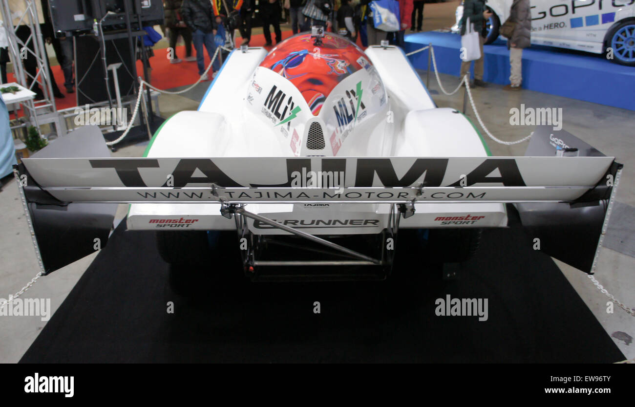 The rear view of the Monster Sport E-Runner Pikes Peak Special ...