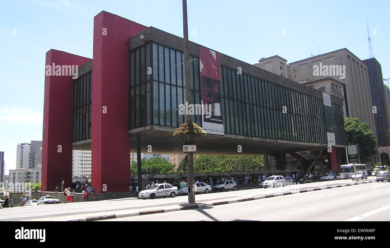 The Museu de Arte de São Paulo, Brazil, stands as a landmark for art ...