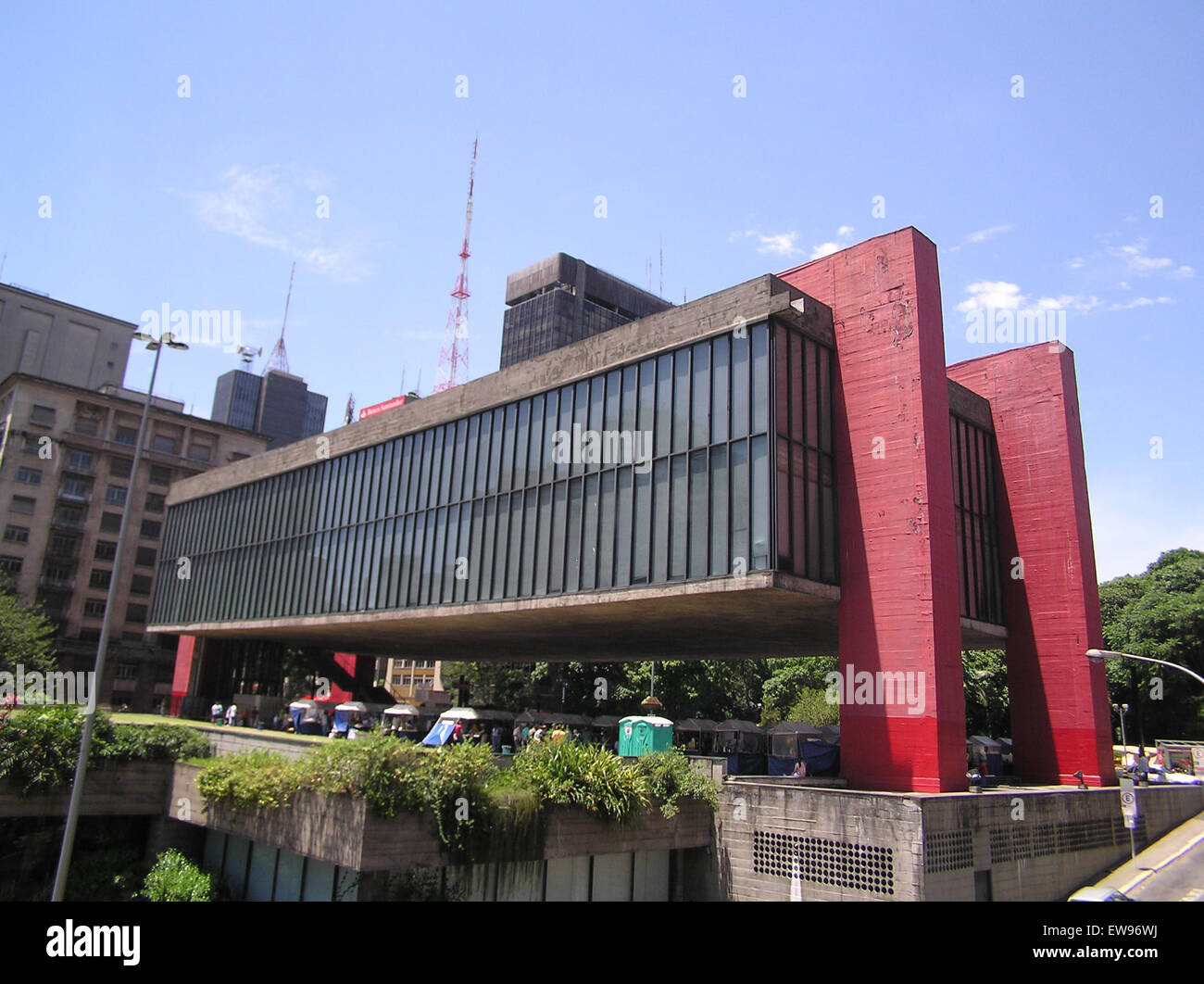 The Museu de Arte de São Paulo (MASP), an iconic cultural landmark in ...