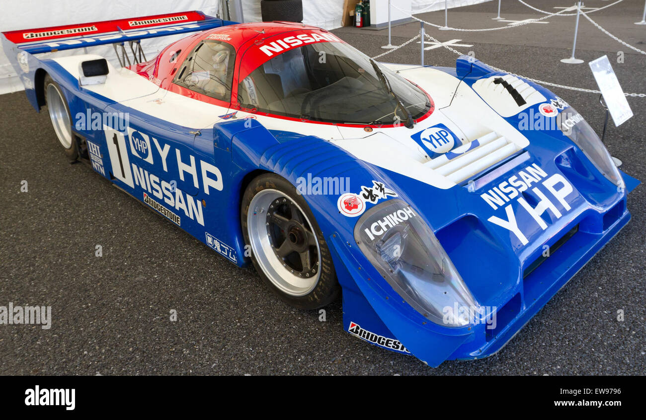 The right view of the Nissan R90CP, displayed at the 2011 Motorsport ...