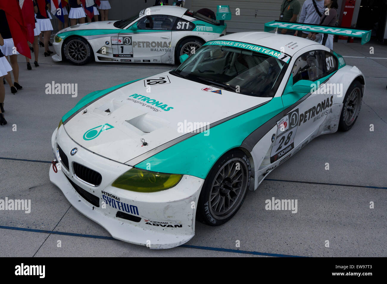 The Petronas Syntium Team BMM Z4 M Coupe at the 2011 Super Taikyu ...