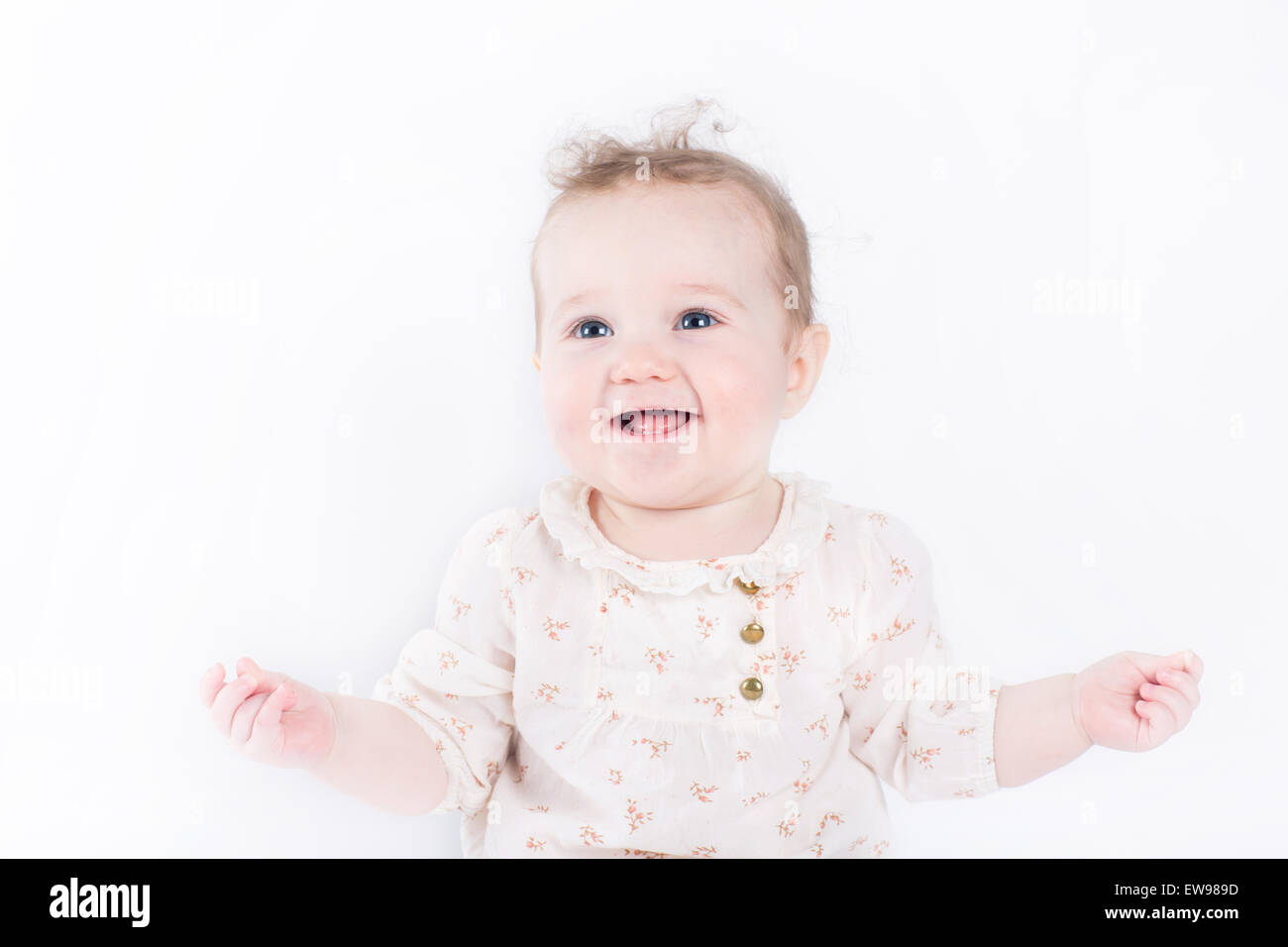 Portrait of a cute and elegant baby girl Stock Photo - Alamy