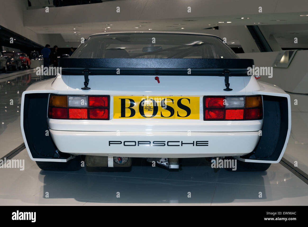 The Porsche 944 LM, a standout race car, is prominently displayed at ...