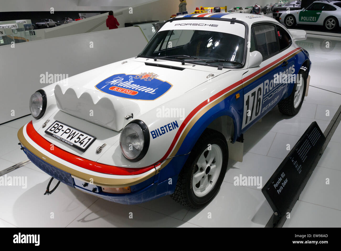 The Porsche 953, displayed at the Porsche Museum, a modified 911 built ...
