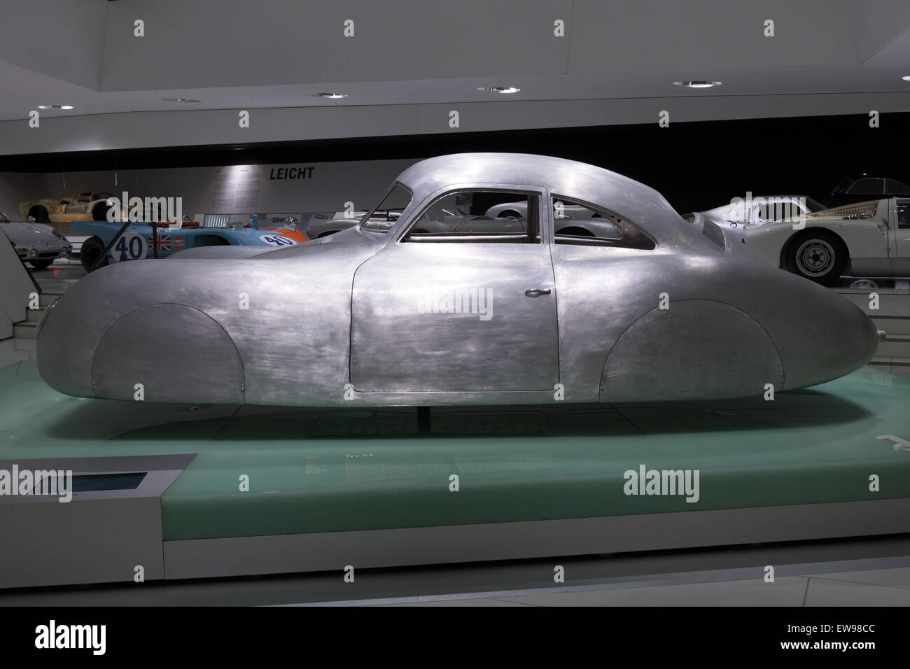 The Porsche Typ 64, displayed at the Porsche Museum, is a rare and ...