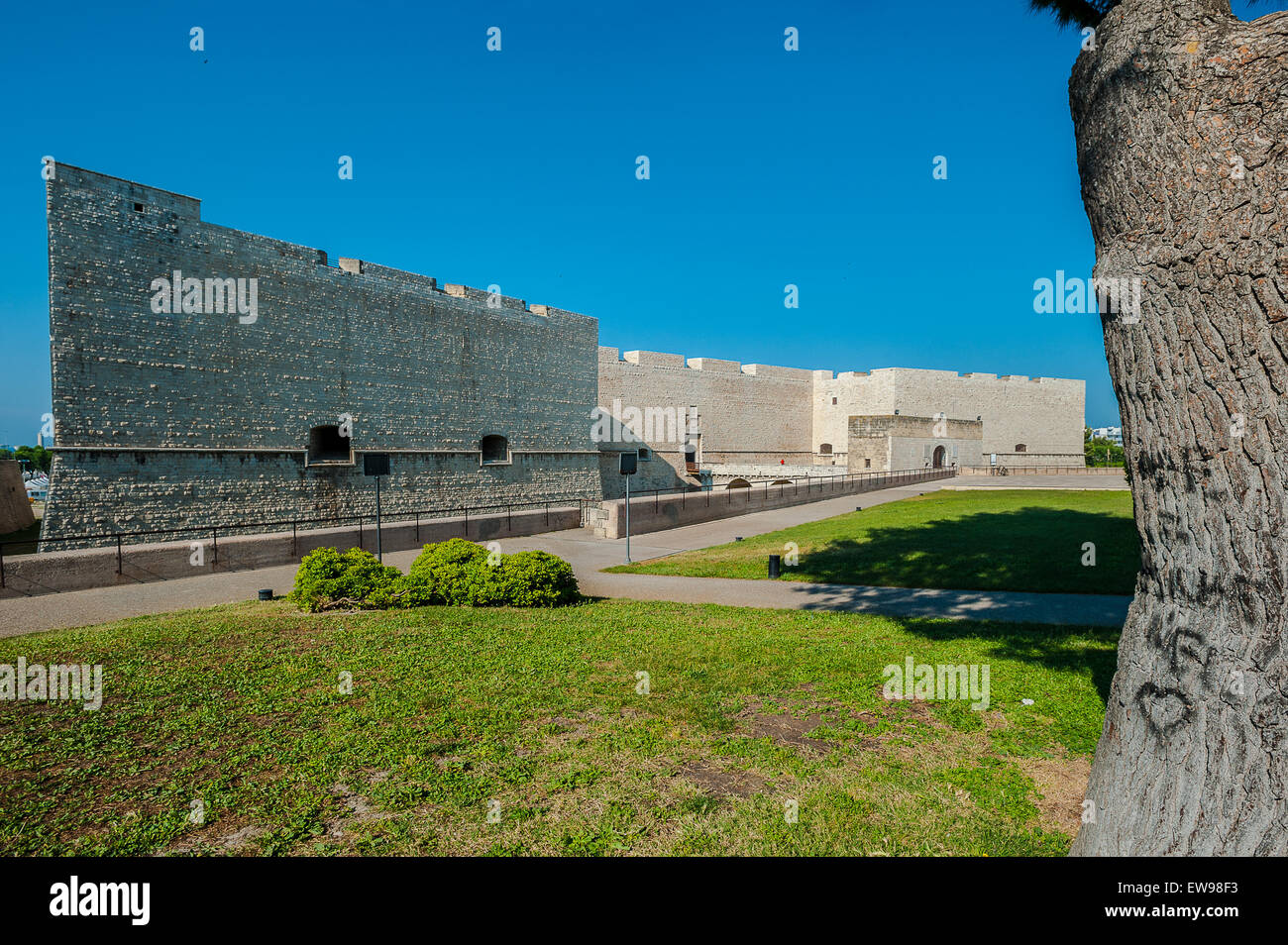 Italy Apulia Barletta the Swabian castle Stock Photo - Alamy