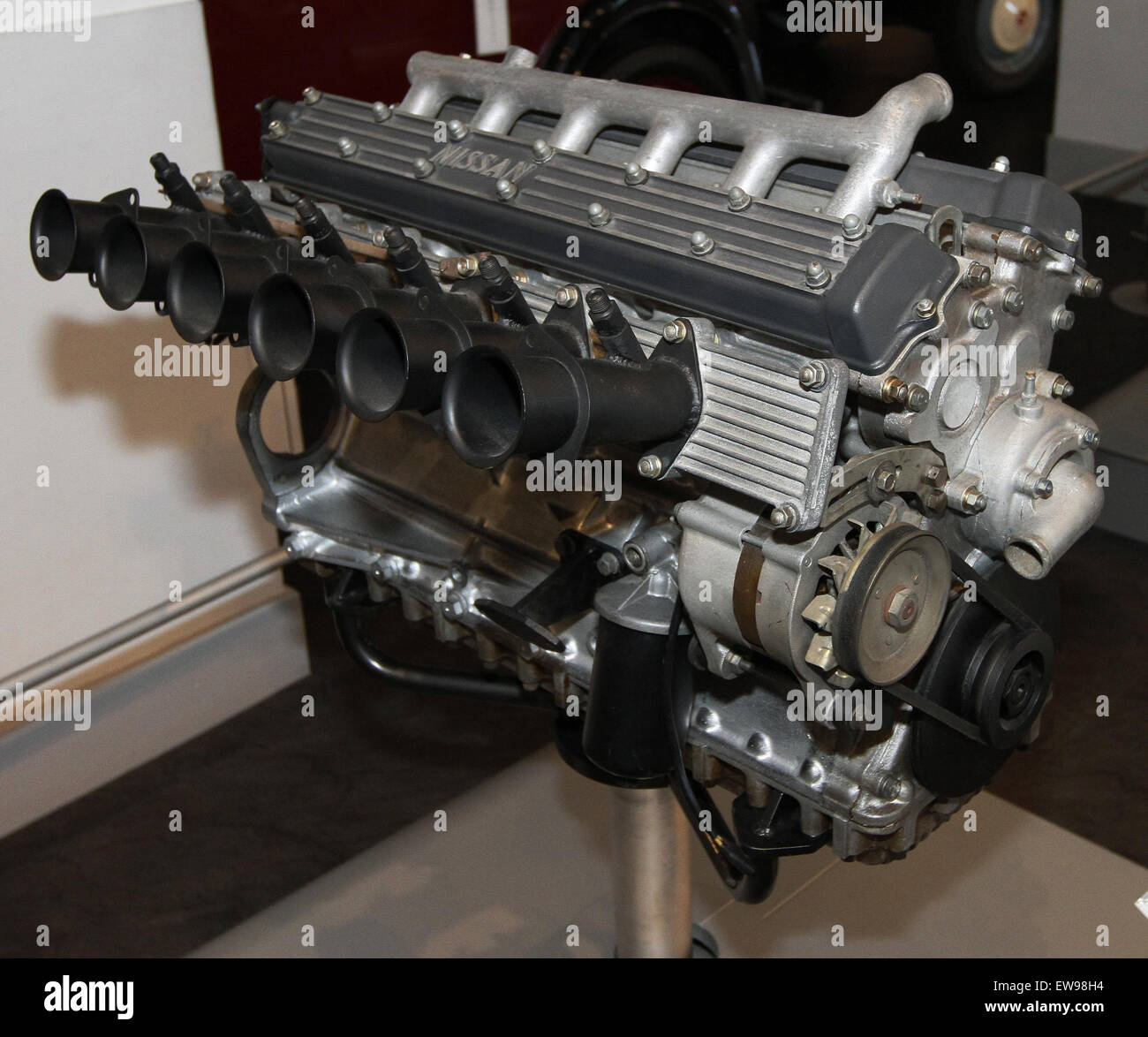 The Prince GR8 engine, featured in the Nissan Engine Museum, is a ...