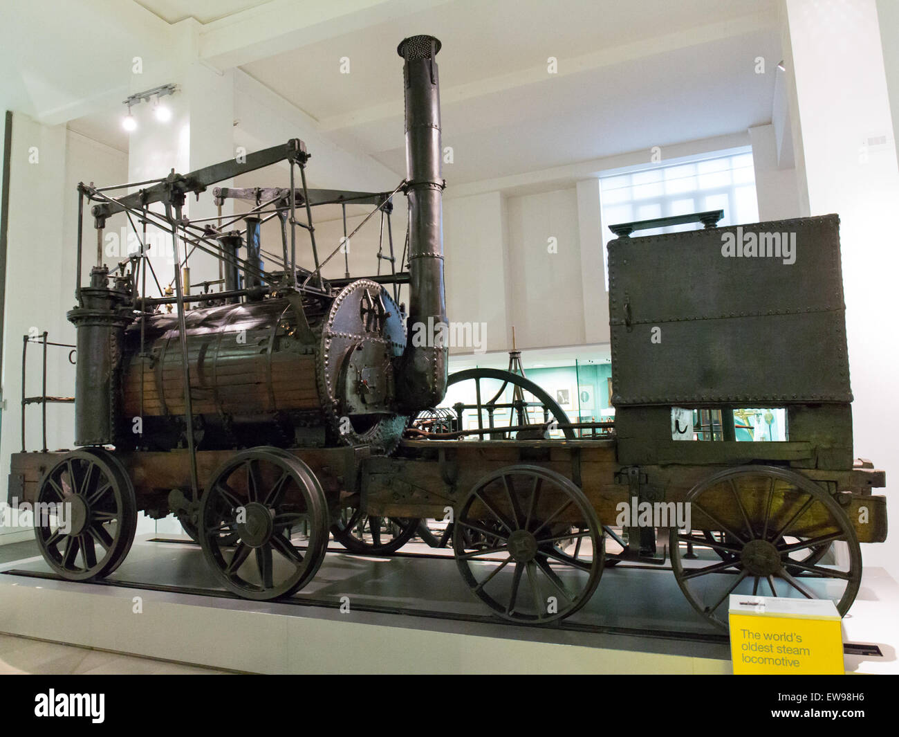 Puffing Billy side Science Museum London Stock Photo - Alamy