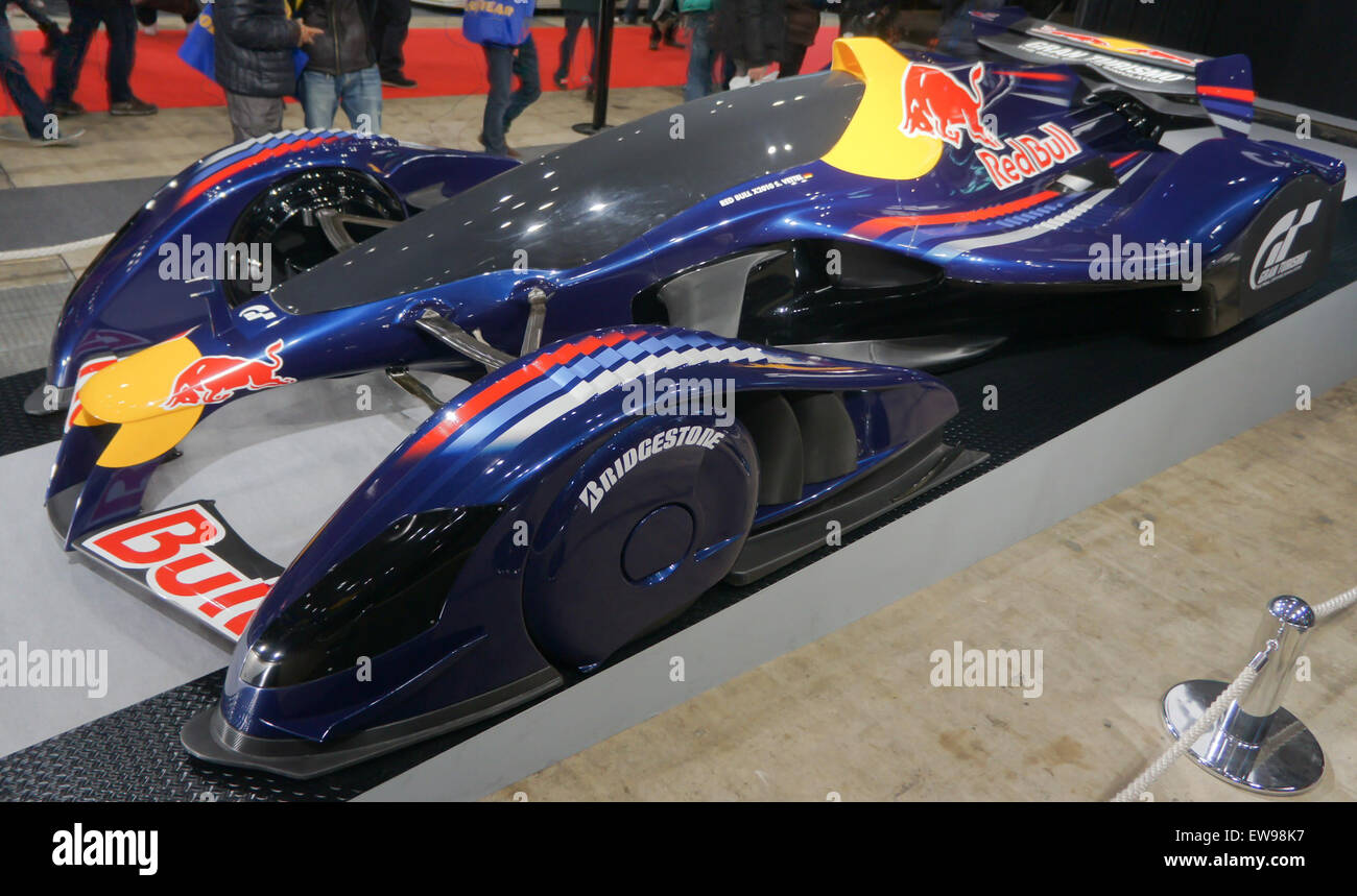 The Red Bull X2010, showcased at the 2012 Tokyo Auto Salon, is an ...