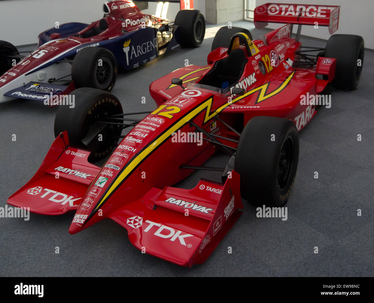 A photograph of the Reynard 96I race car leaving the Honda Collection ...