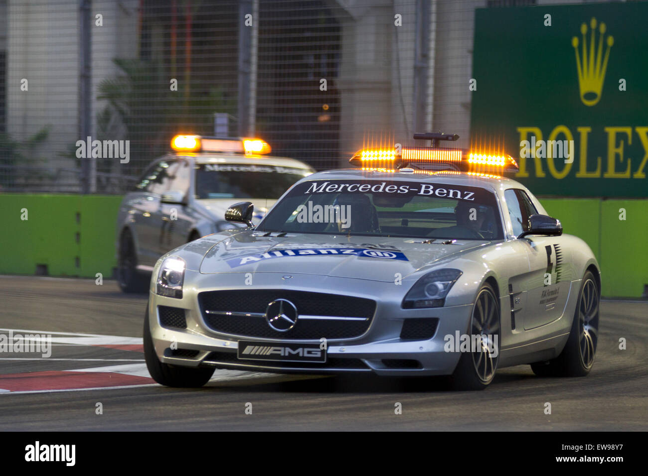 The 2014 Singapore Grand Prix saw the deployment of the safety car and ...