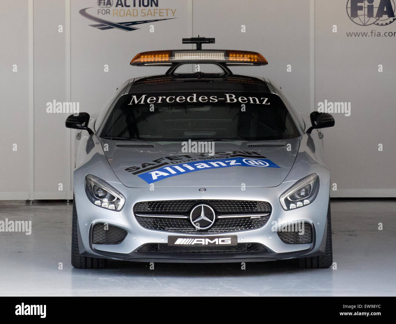 The 2015 Formula 1 Safety Car, used during the Malaysian Grand Prix, is ...