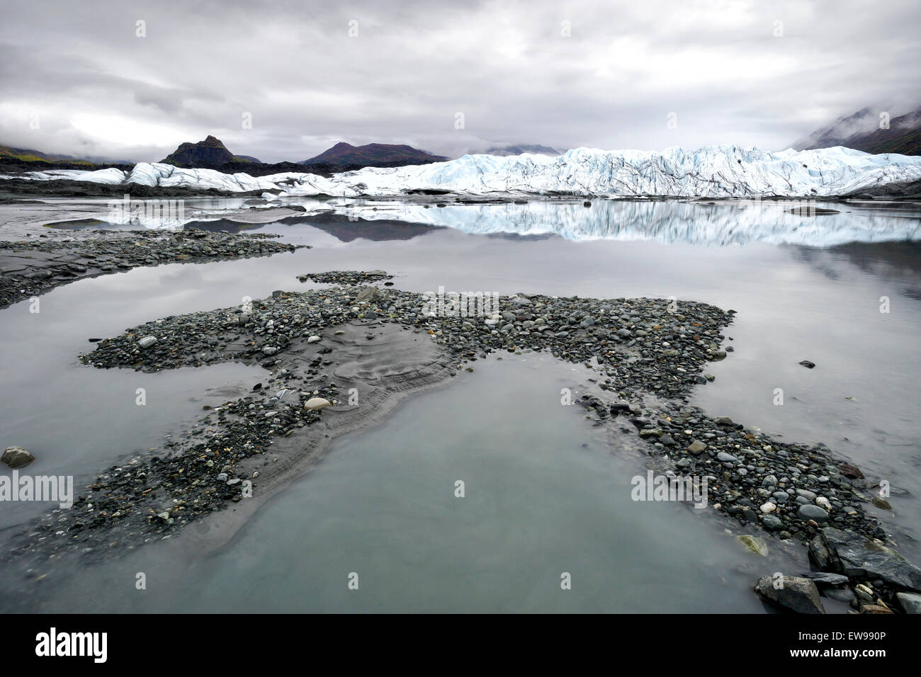 Alaska Glacier - Beach Photo Stock Photo - Alamy