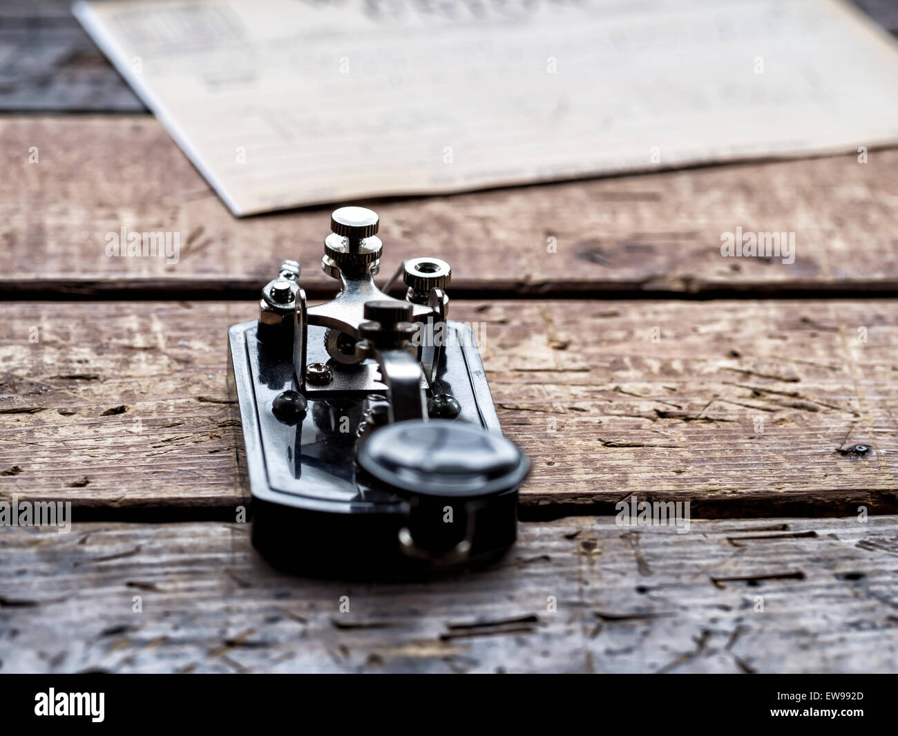 Telegraph machine hi-res stock photography and images - Alamy