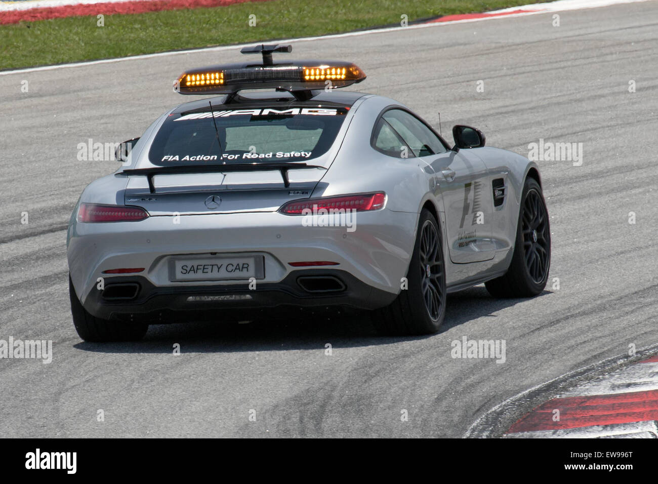 Safety Car rear 2015 Malaysia Stock Photo - Alamy