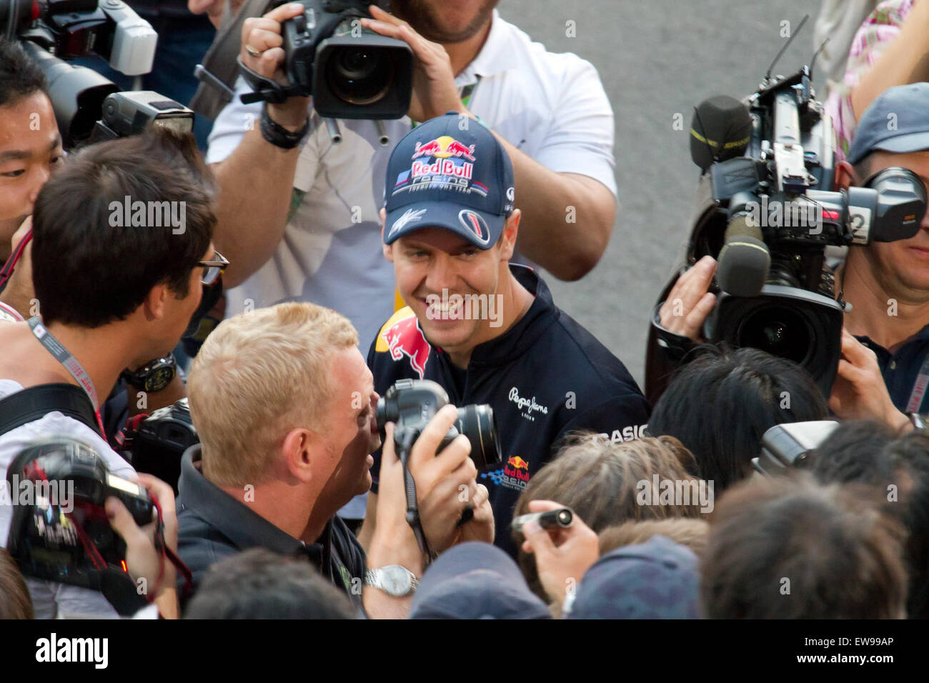 Sebastian vettel in red bull hi-res stock photography and images - Alamy