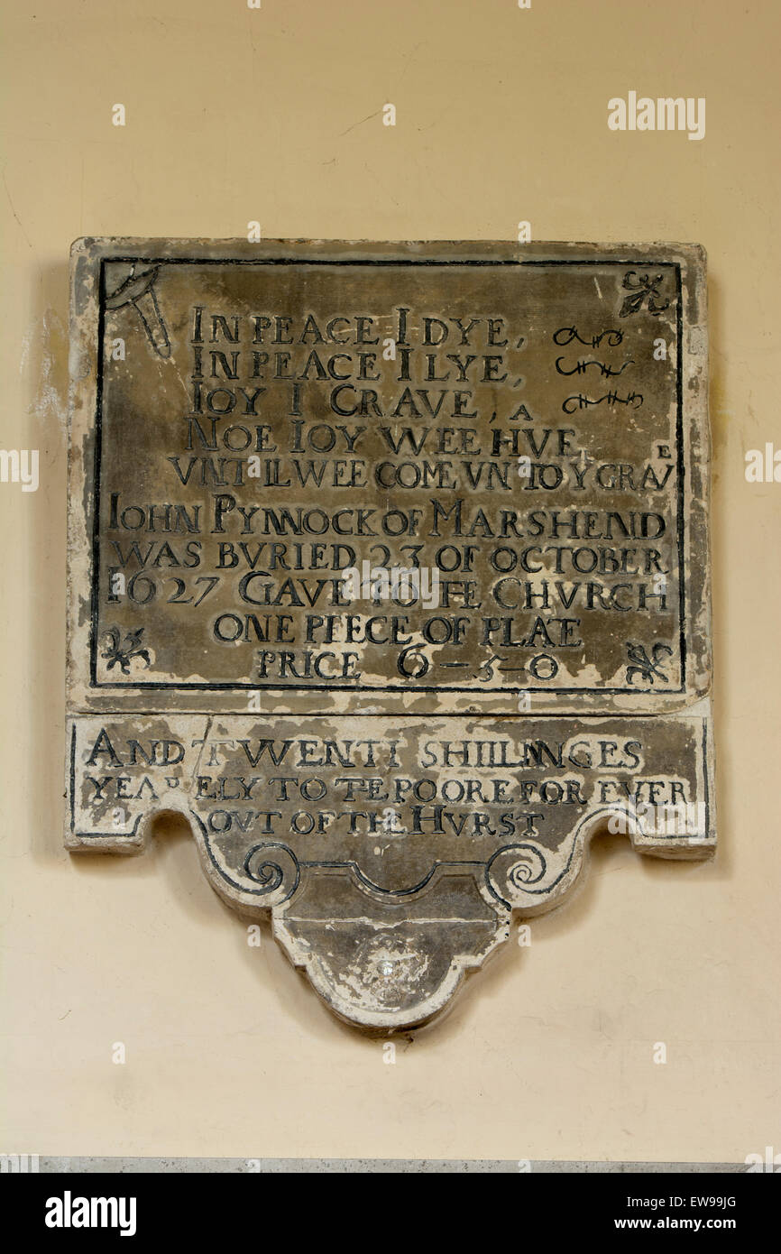 Memorial plaque parish churches hi-res stock photography and images - Alamy