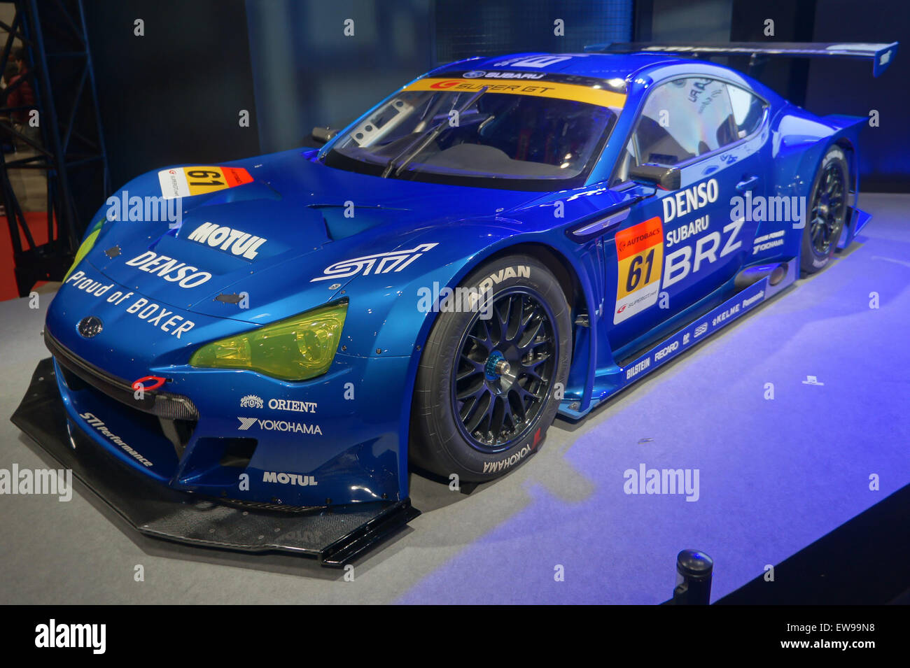 The Subaru BRZ GT300, showcased at the 2012 Tokyo Auto Salon ...