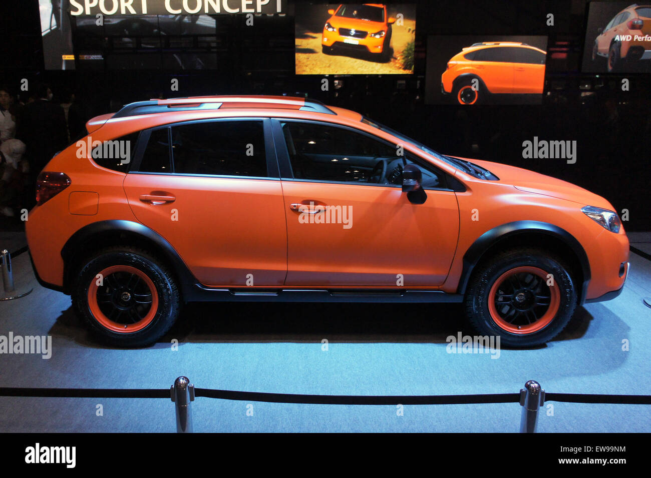 The Subaru XV Sport Concept was showcased at the 2013 Tokyo Auto Salon ...
