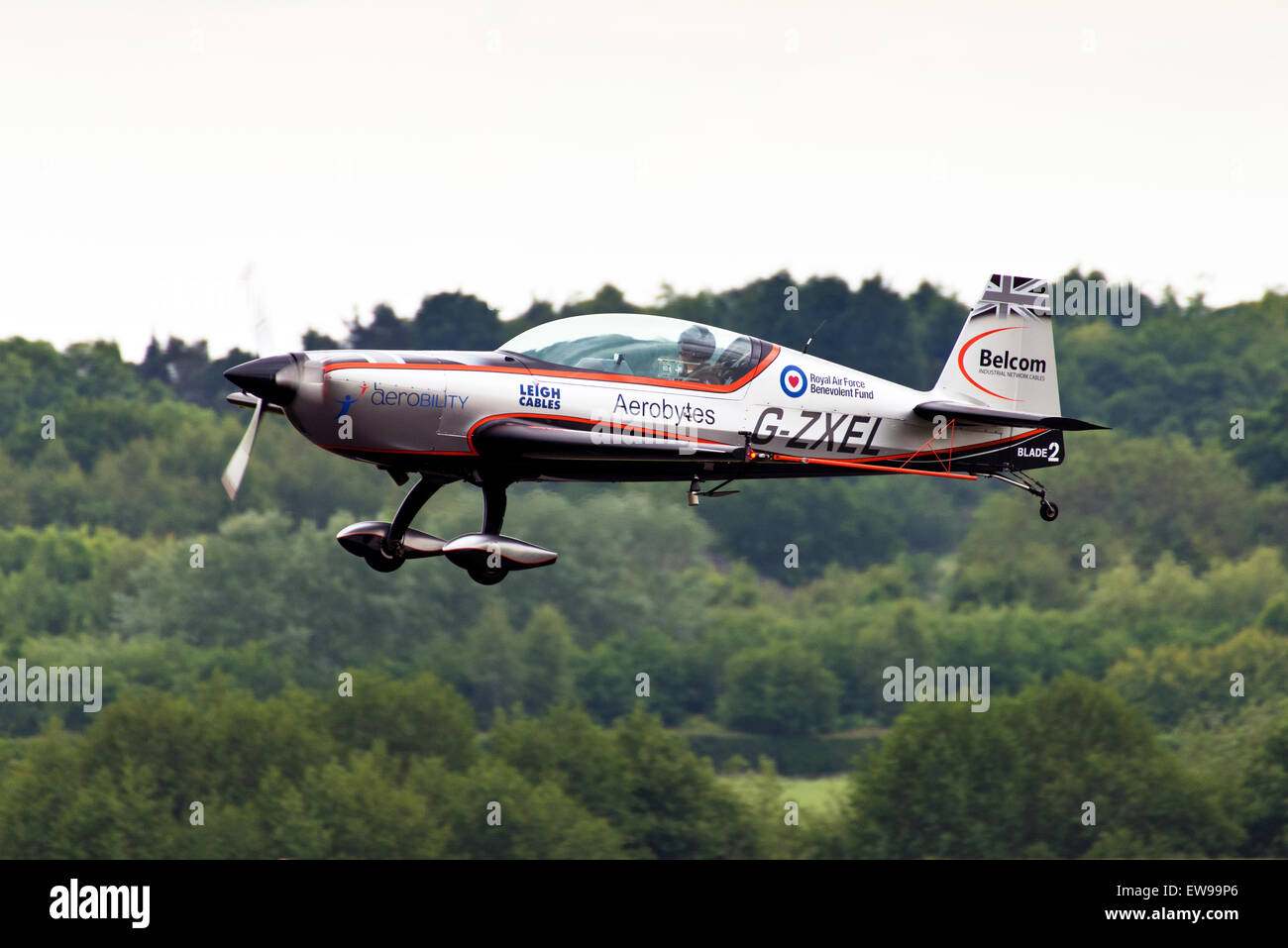 G-ZEXL blades 2 aerobytes belcom air display team Raf Cosford England ...