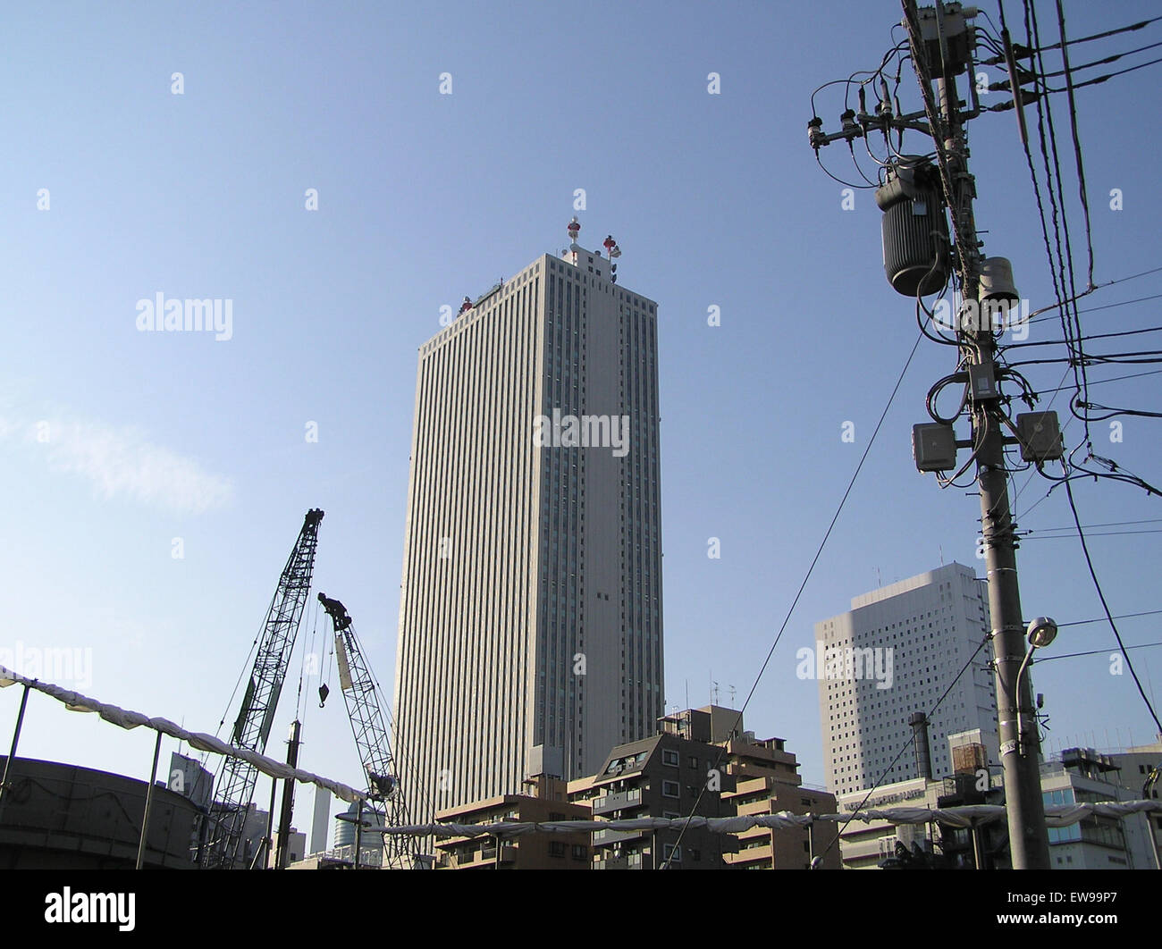 The Sunshine 60 skyscraper in Ikebukuro, Tokyo, stands as one of the ...