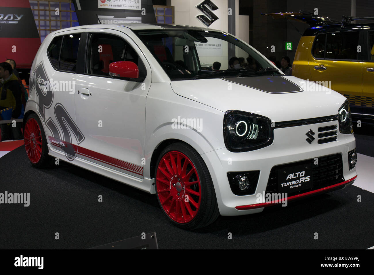 The 2015 Suzuki Alto Turbo RS concept was unveiled at the Tokyo Auto ...
