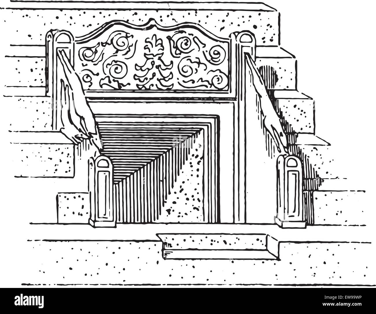 Entrance to amphitheater Stock Vector Images - Alamy