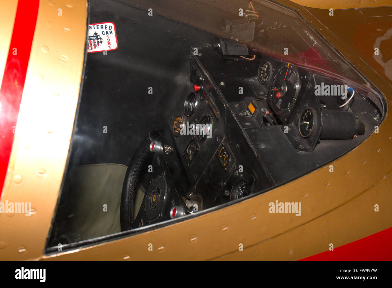 Thrust2 cockpit Coventry Transport Museum Stock Photo - Alamy