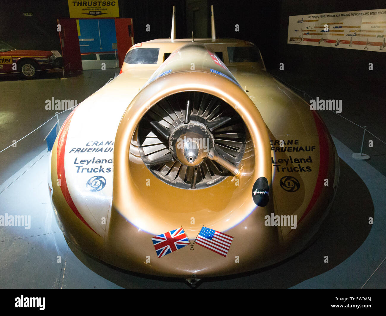 The Thrust2, located at the Coventry Transport Museum, is an iconic ...