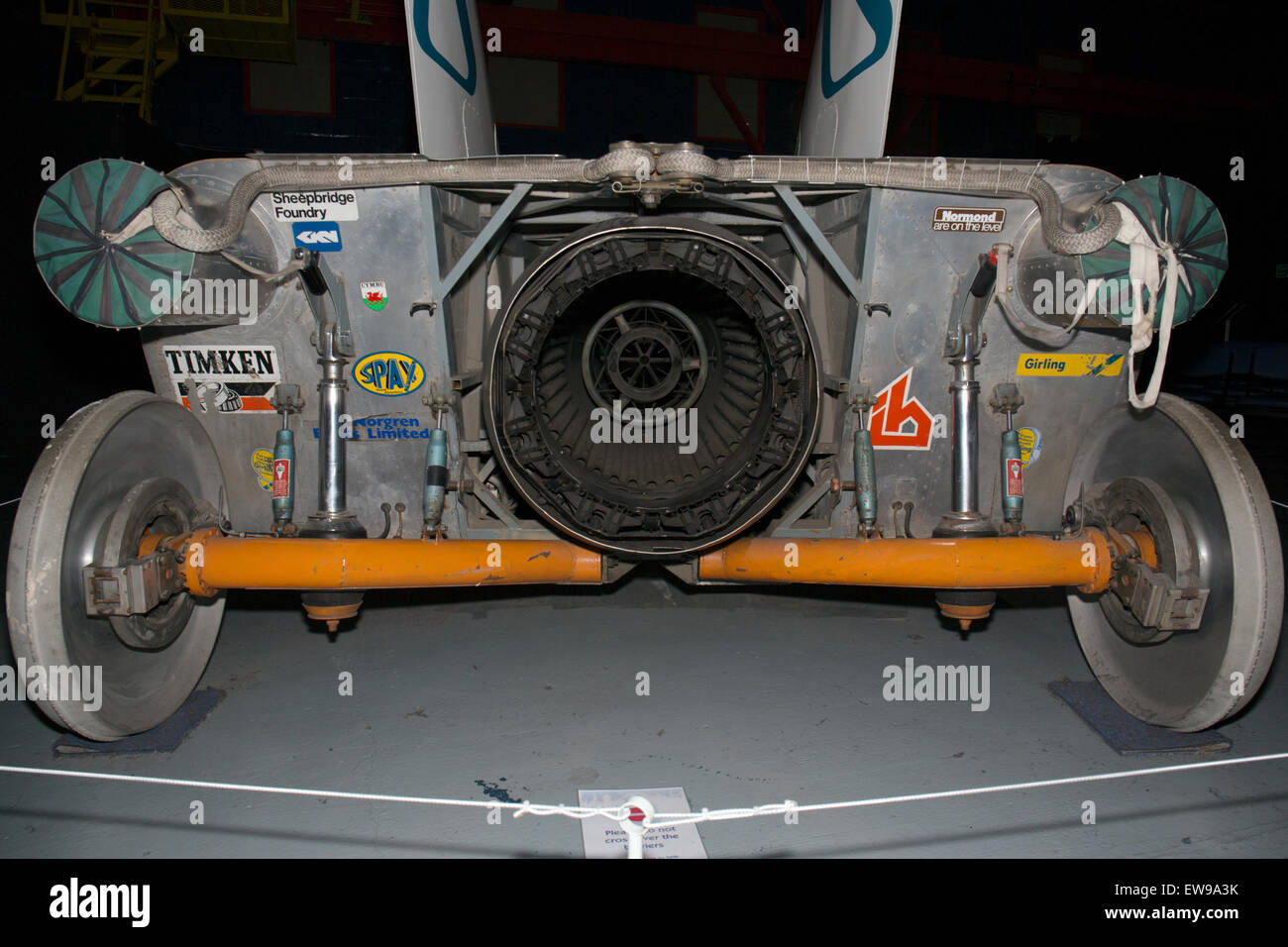 The Thrust2, displayed at the Coventry Transport Museum, is a British ...