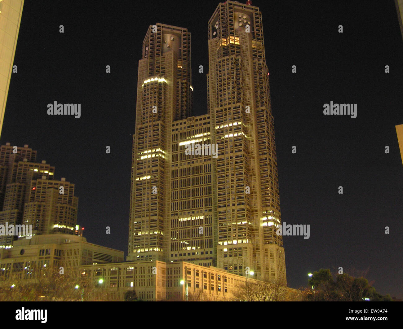 The Tokyo Metropolitan Government Building (Tocho), photographed on 13 ...