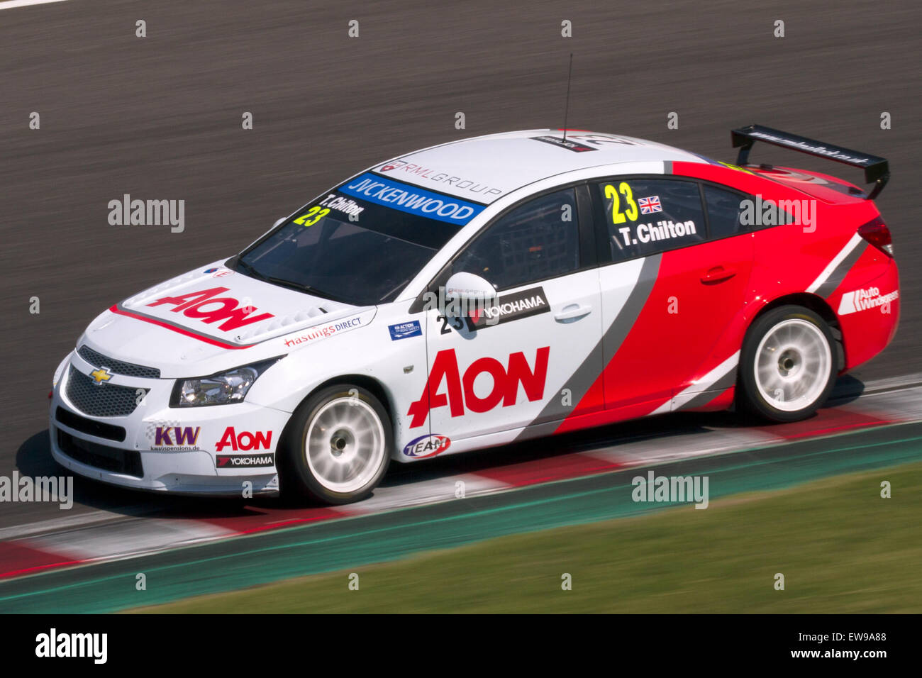 British driver Tom Chilton participated in Practice 2 of the 2013 World ...