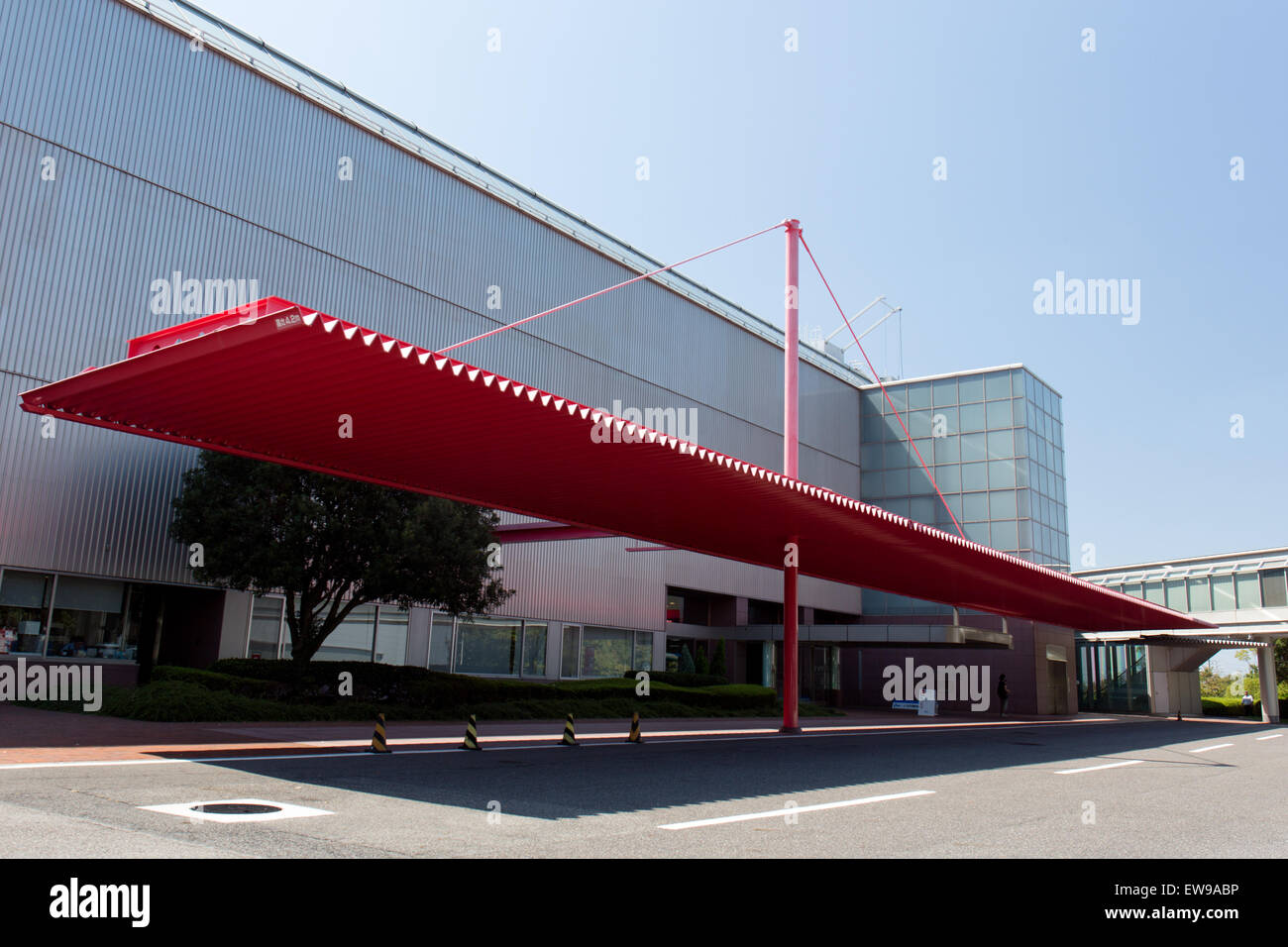 The entrance to the Toyota Automobile Museum in September 2013, an ...