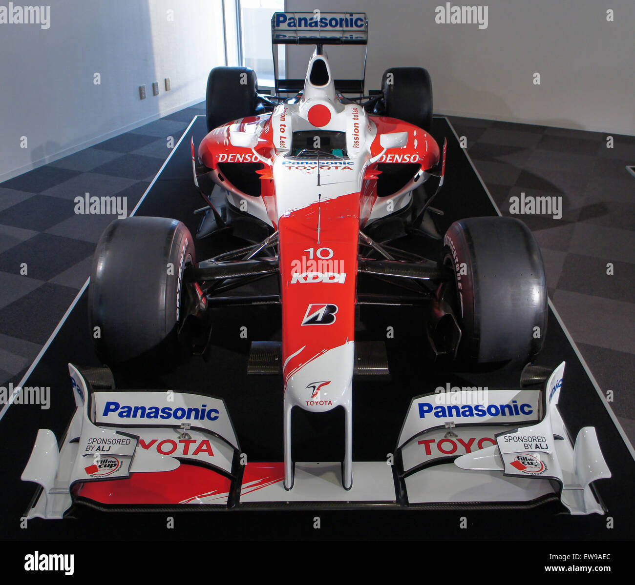 The Toyota TF109, driven by Kamui Kobayashi, is featured at the Time ...