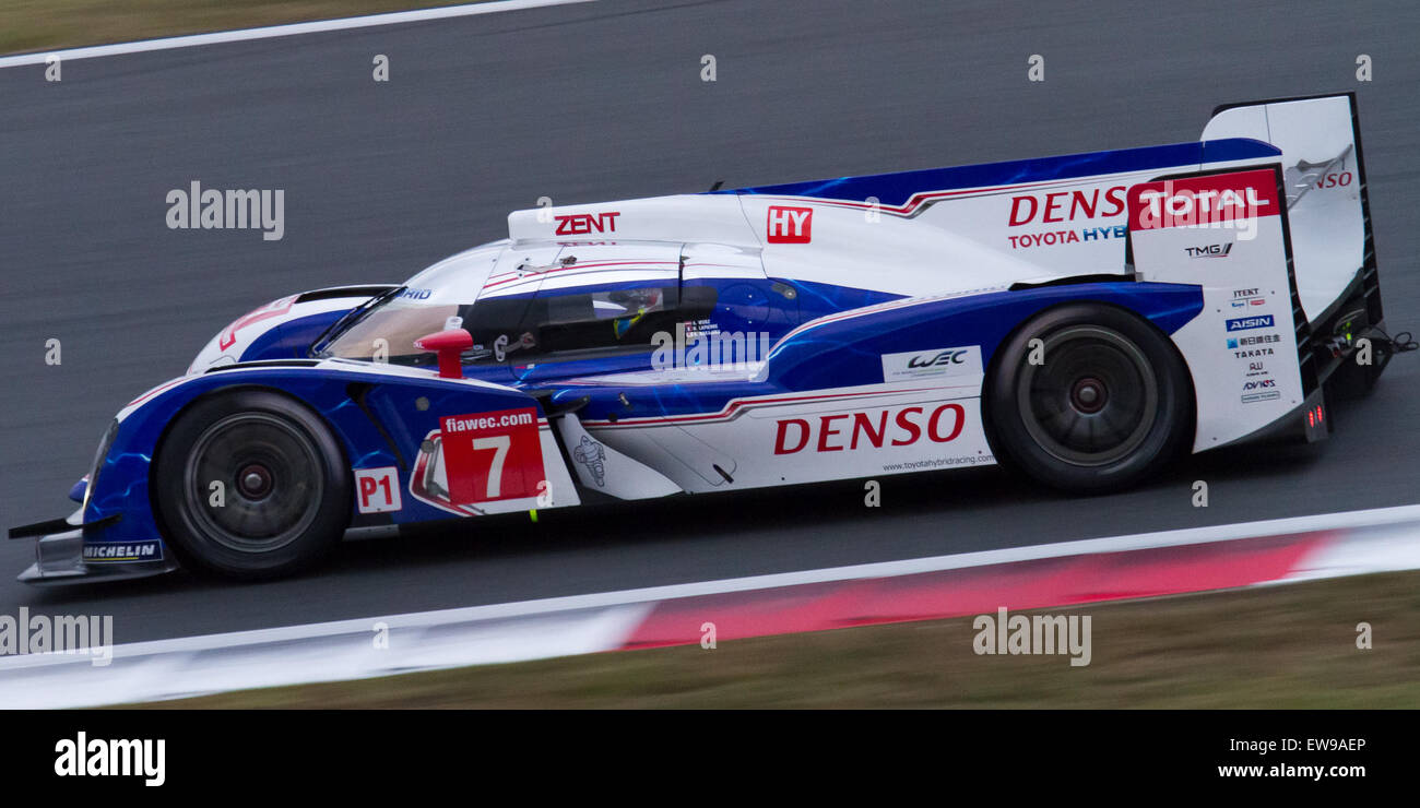 The Toyota TS030 Hybrid, driven by Alex Wurz, is a race car designed ...
