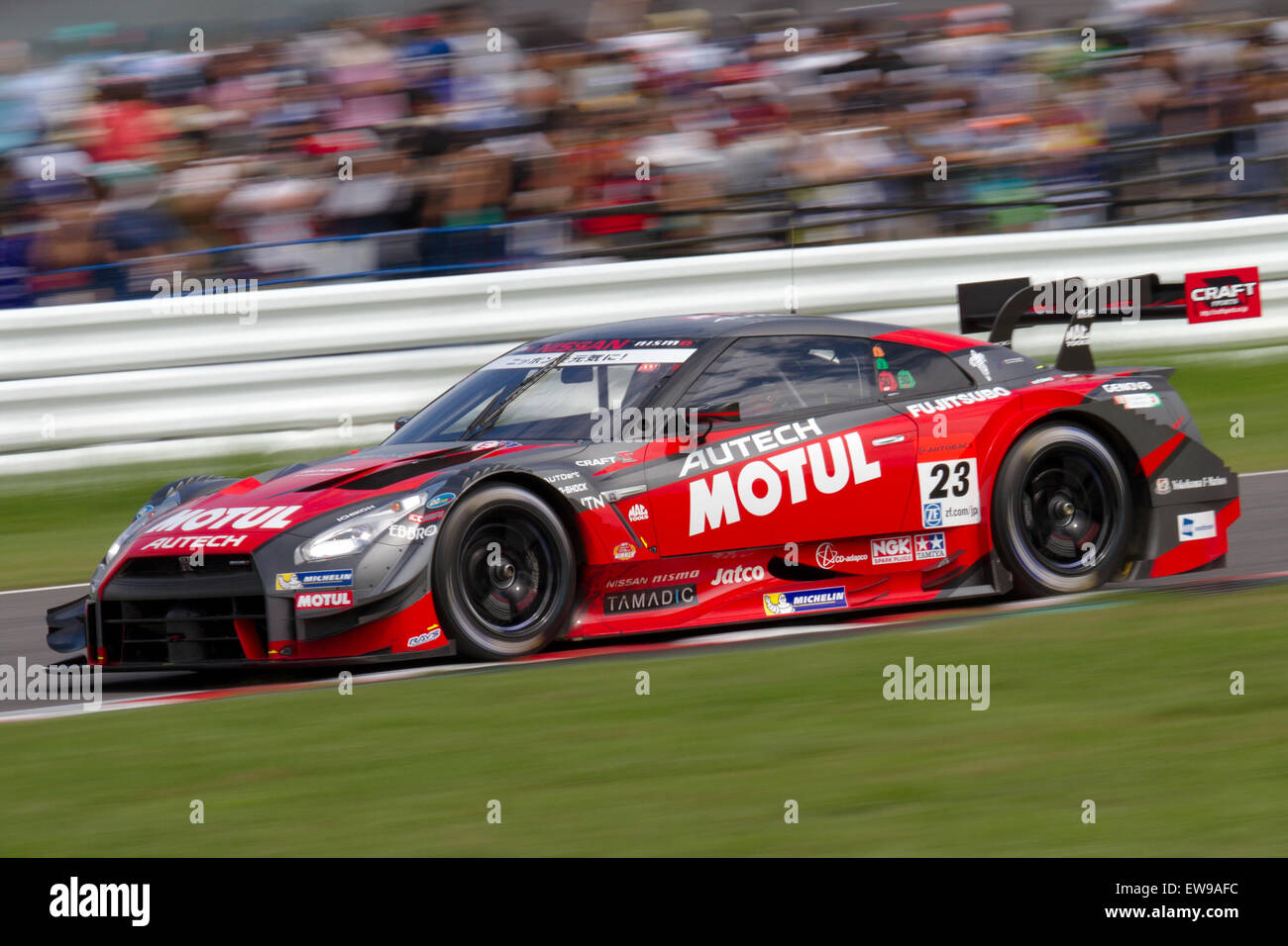 Tsugio Matsuda competed in the 2014 Super GT Suzuka race, part of Japan ...