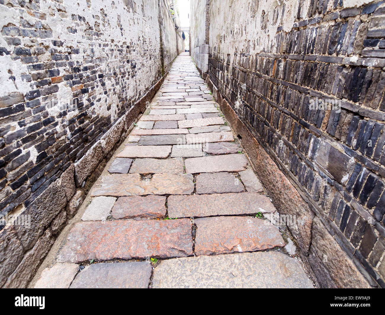 Stone Alley in a Remote Village - Southeastern China Stock Photo - Alamy