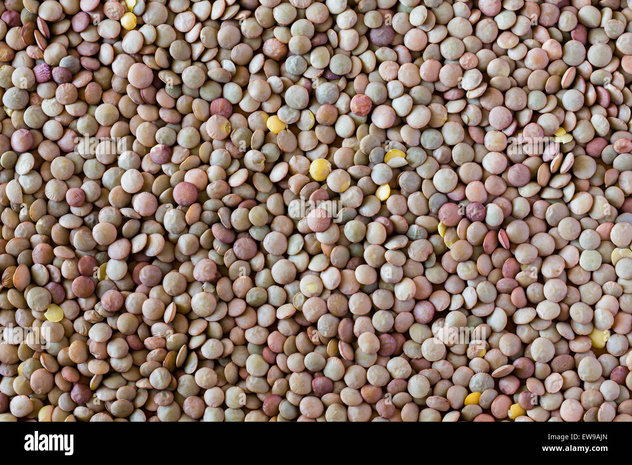 Cooking lentils spilled on the table as a background Stock Photo - Alamy