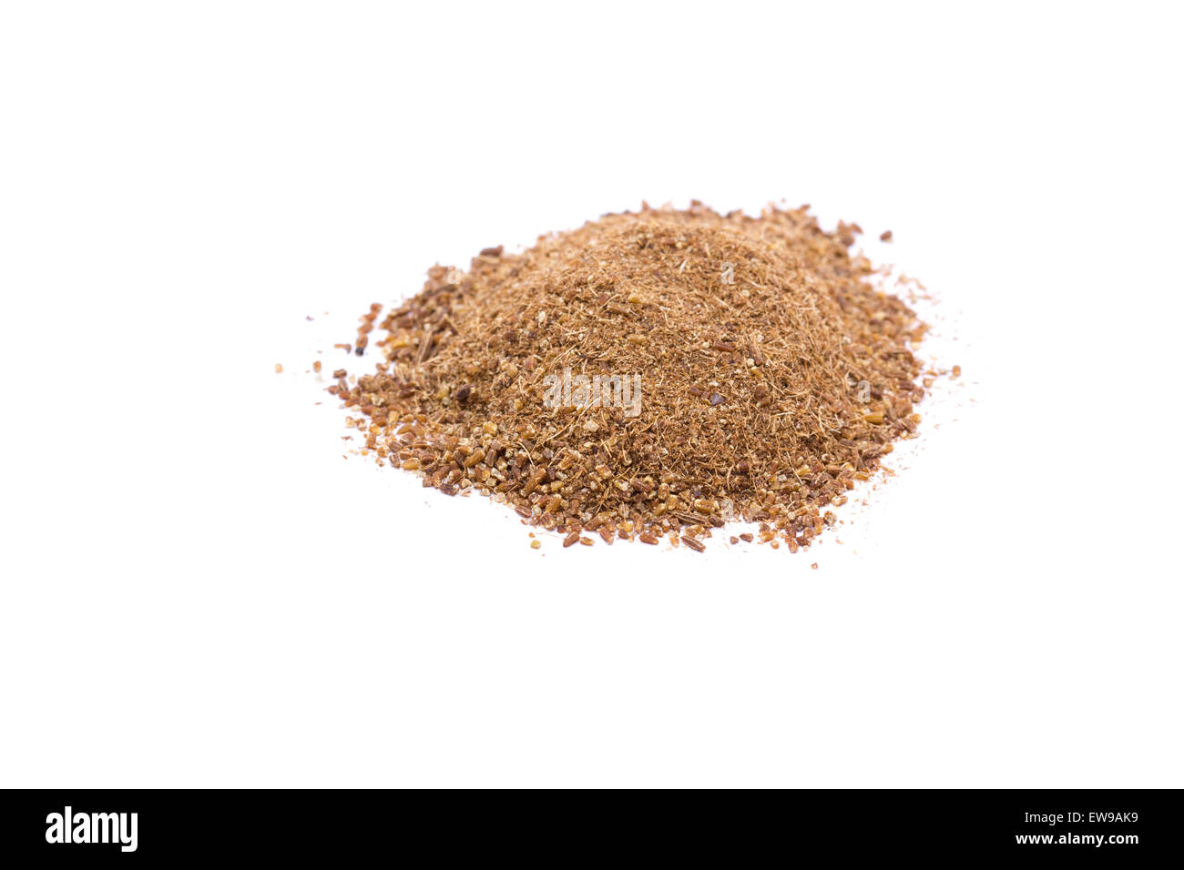 Crushed cumin isolated on white background Stock Photo - Alamy