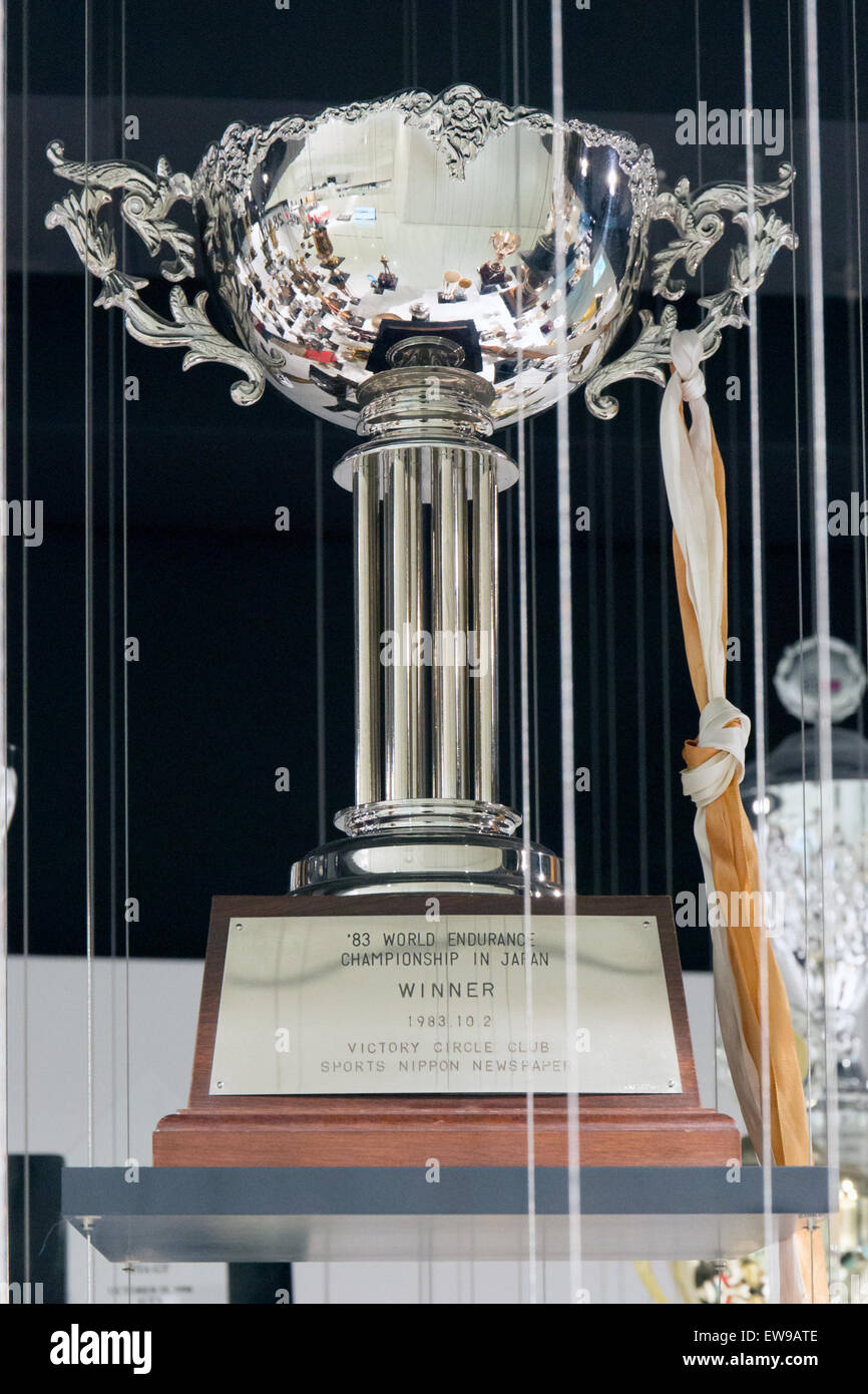 The 1983 WEC Japan winnerâ€™s trophy was awarded to the victorious team ...