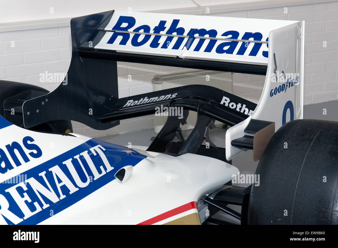 The Williams FW16B rear wing, part of the Donington Grand Prix ...