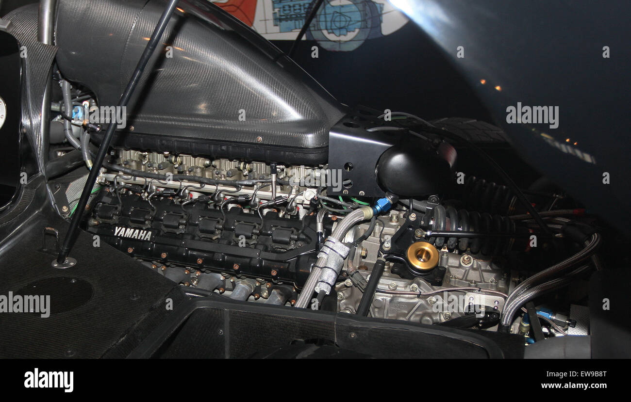 The Yamaha OX99-11 engine bay showcases advanced engineering and design ...